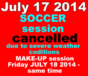 July 17 2014 practice CANCELLED - MAKE-UP SESSION JULY 18 | Panorama ...